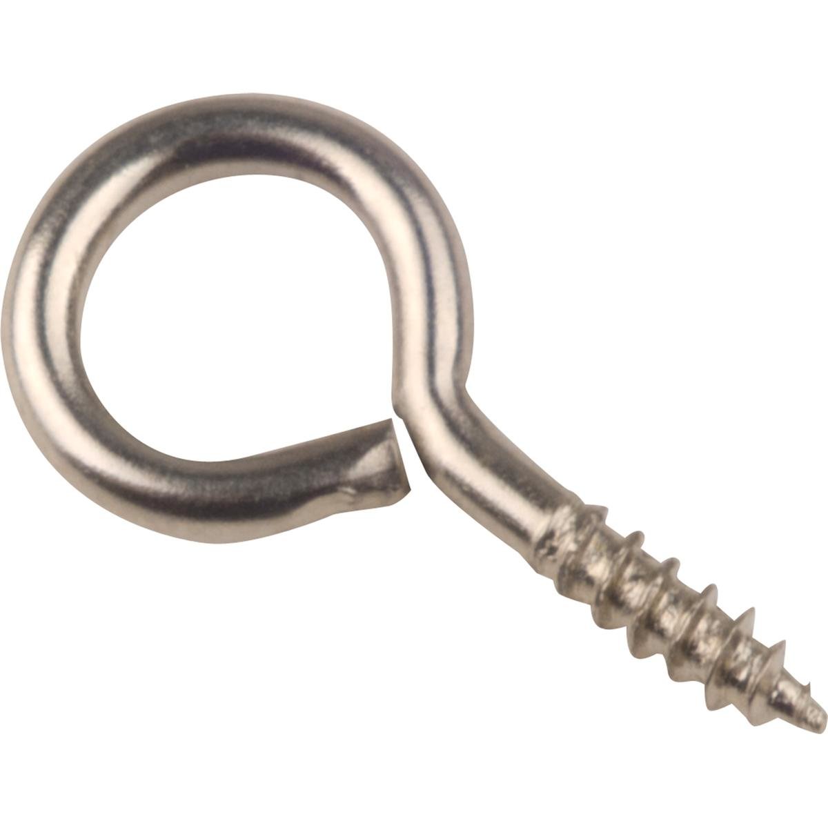 Everhang 7mm NP Screw Eye Hook - 8 Pack - Bunnings New Zealand