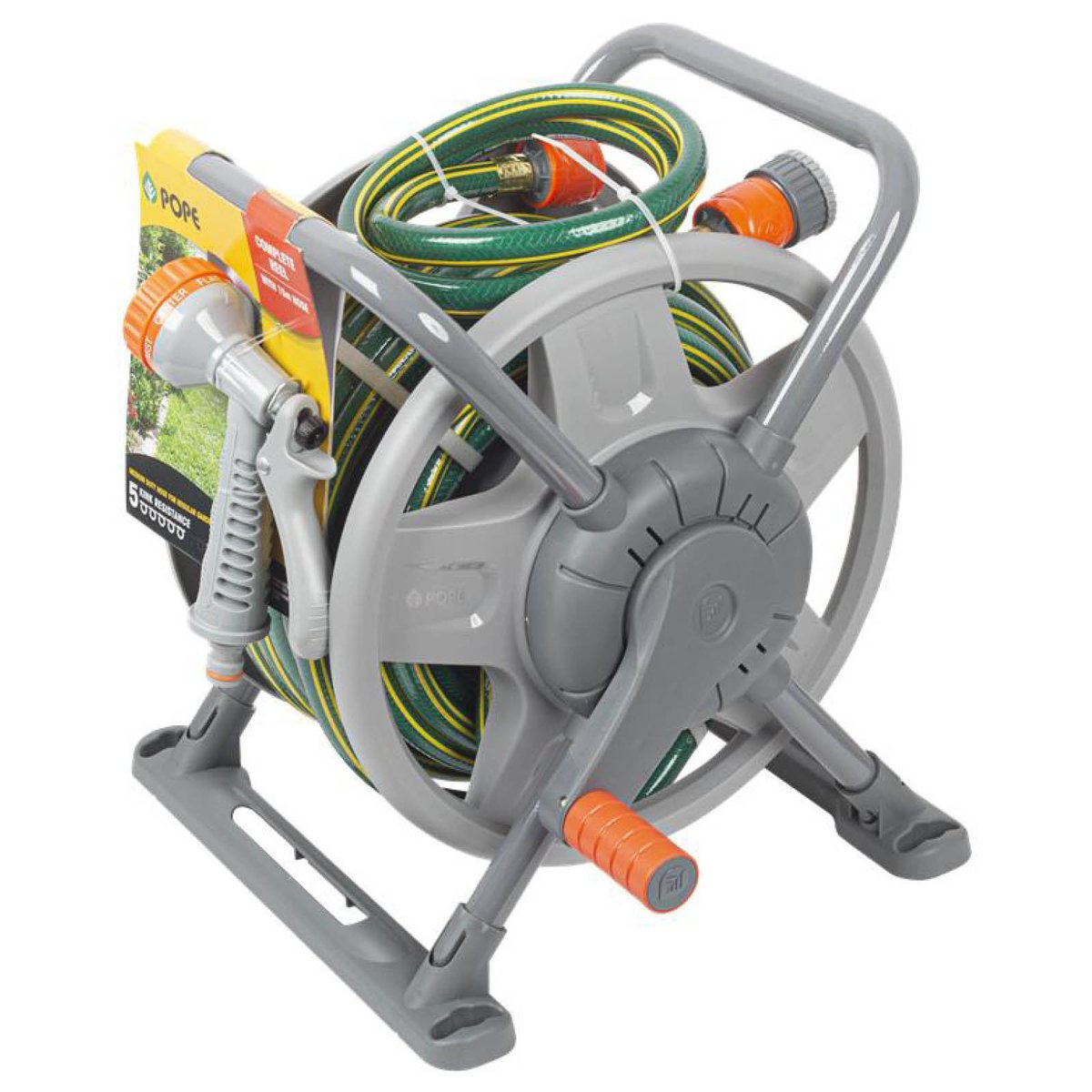 Pope 15m Complete Hose Reel - Bunnings Australia