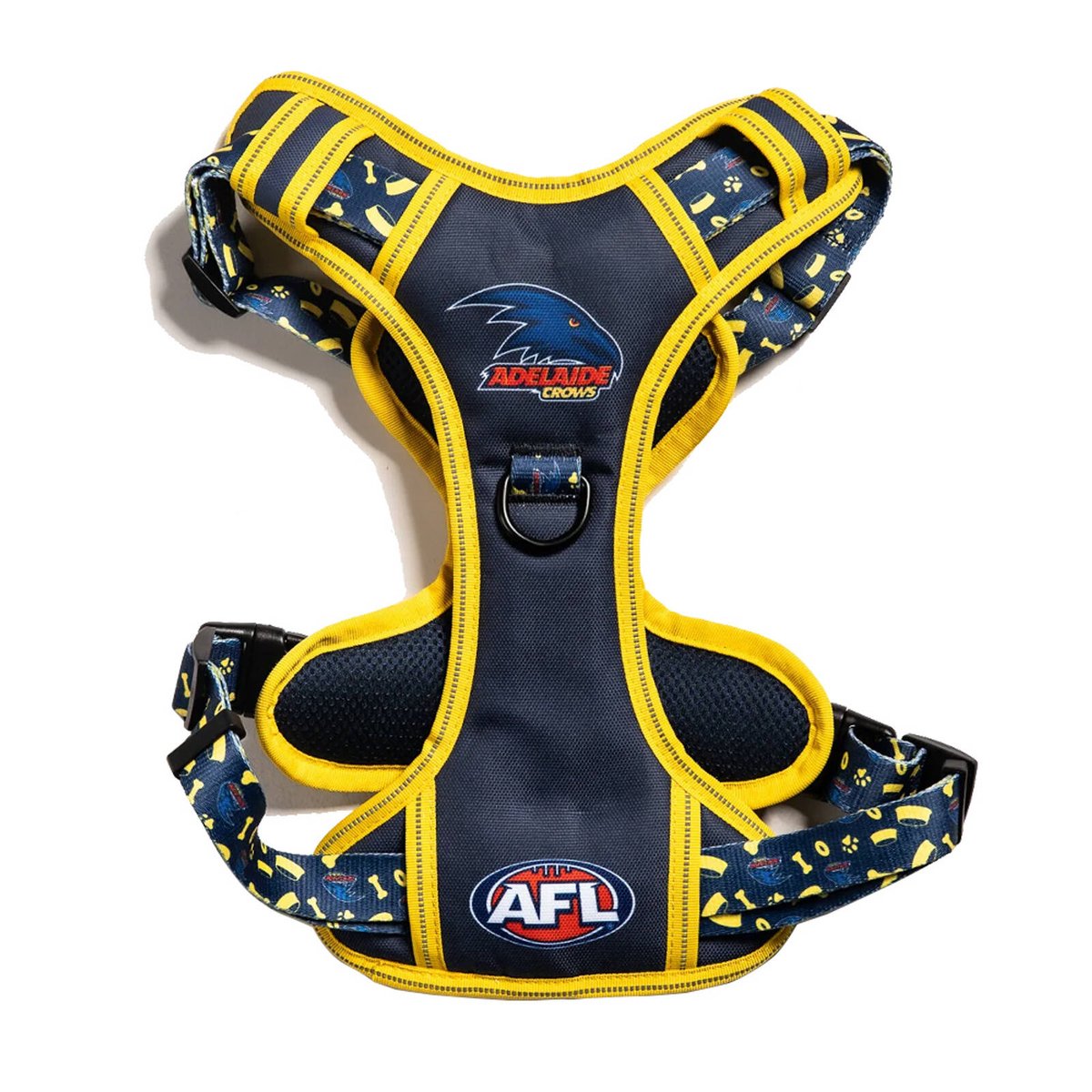 AFL Adelaide Crows Pet Dog Padded Harness Adjustable Vest L - Bunnings ...
