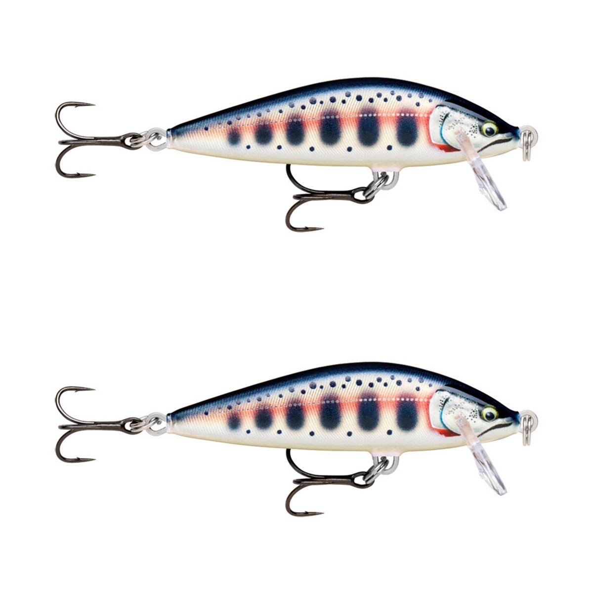 2x Rapala 7.5cm Countdown Sink Hardbody Balsa Fishing Lures - Gilded Yamame - Bunnings Australia