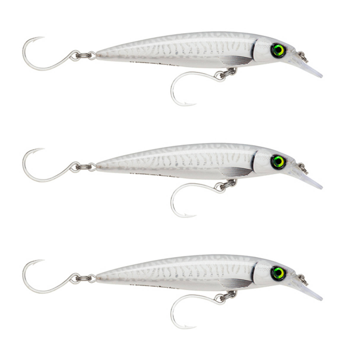 3x Rapala 12cm Saltwater X Rap Long Cast Sink Minnow Fishing Lures ...