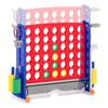 Costway Giant Connect 4 In A Row Jumbo 4-To-Score Board Game Set Red ...