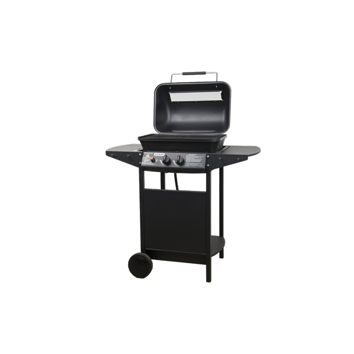 Jumbuck 2 Burner BBQ With Glass Window Hood - Bunnings New Zealand