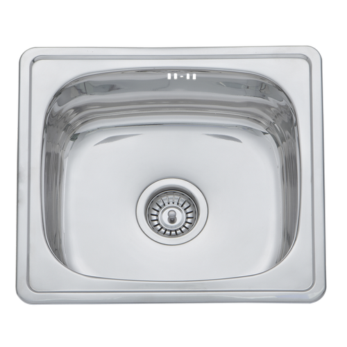 Mondella Cadenza Single Bowl Sink Rectangular with Overflow Kit ...