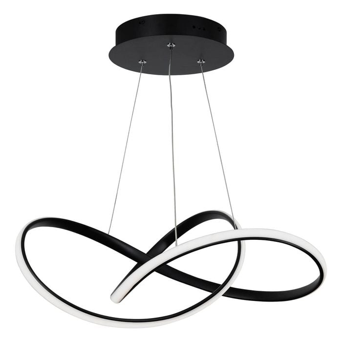 Vencha Suko 50w LED Pendant Light - Black (3000K) - Bunnings Australia