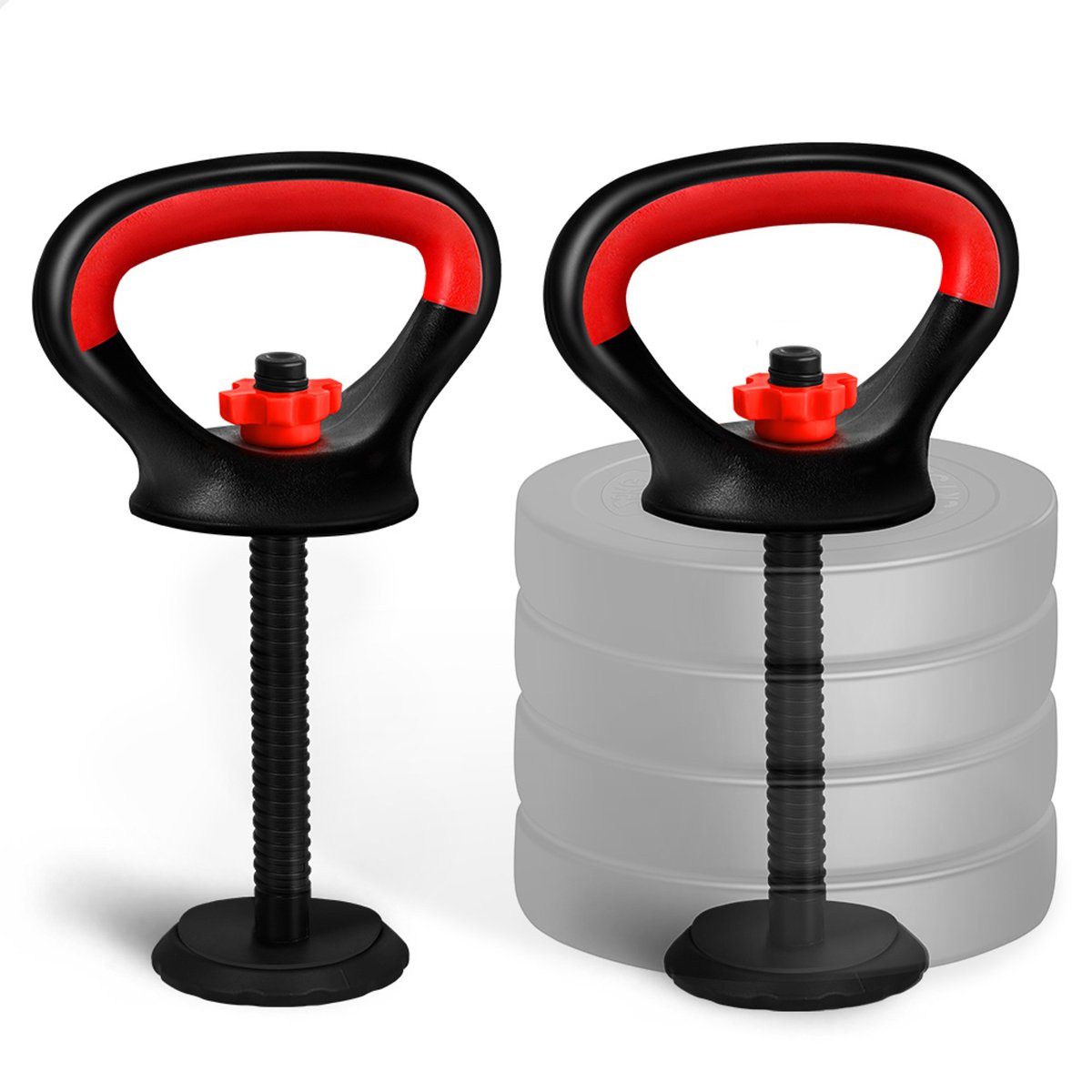 BLACK LORD Adjustable Kettlebell Handles for Weight Lifting Push Up ...