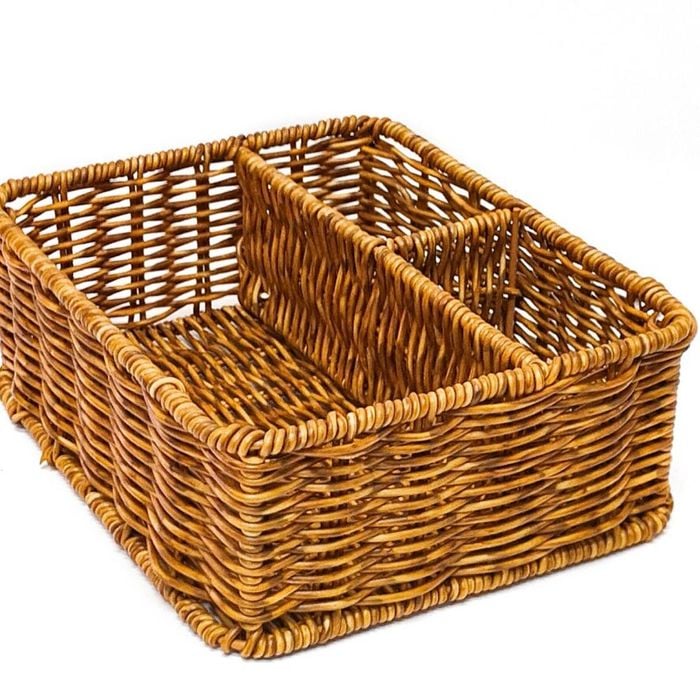 Casa Storage Basket - PP Rattan + Metal Frame - Bunnings Australia