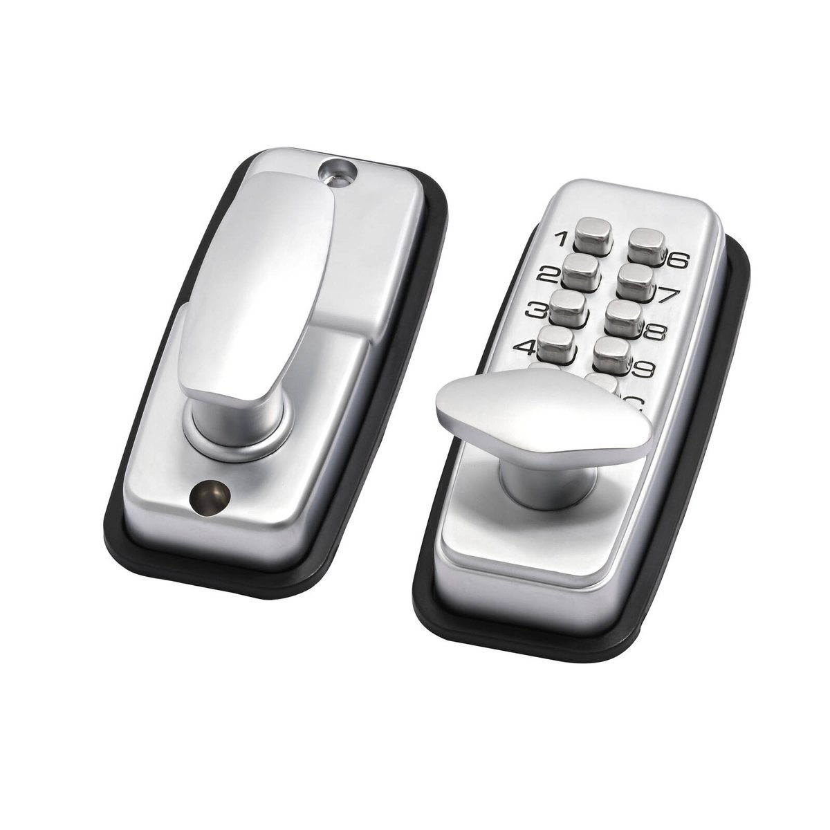 Ikonic Satin Chrome Digital Entry Lock - Bunnings Australia