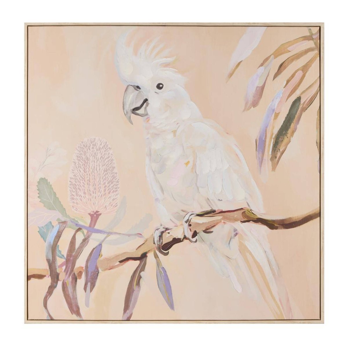 Amalfi Bonnie Hand Painted Wall Art - Bunnings Australia