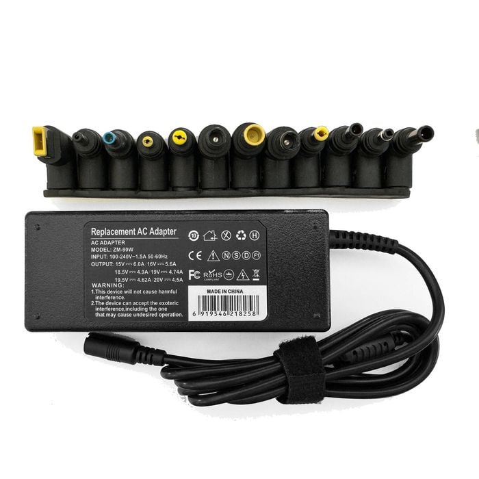 Perth Laptops For Universal 90W 12 Tips AC Laptop Adapter Power Charger ...