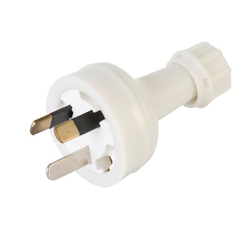 Deta 10Amp Plug Top - White - Bunnings New Zealand
