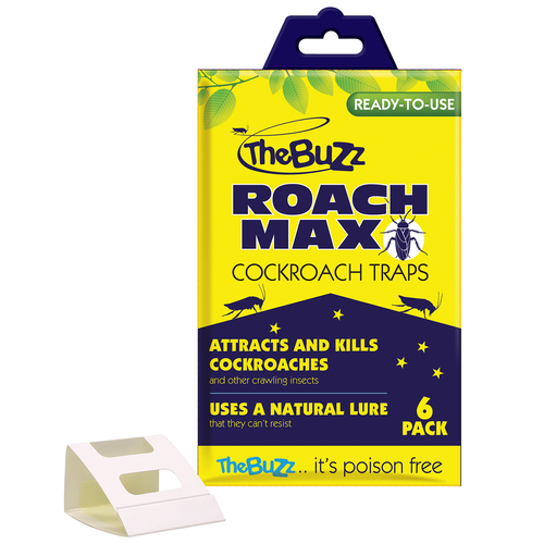 The Buzz Roach Max Cockroach Traps - 6 Pack - Bunnings Australia