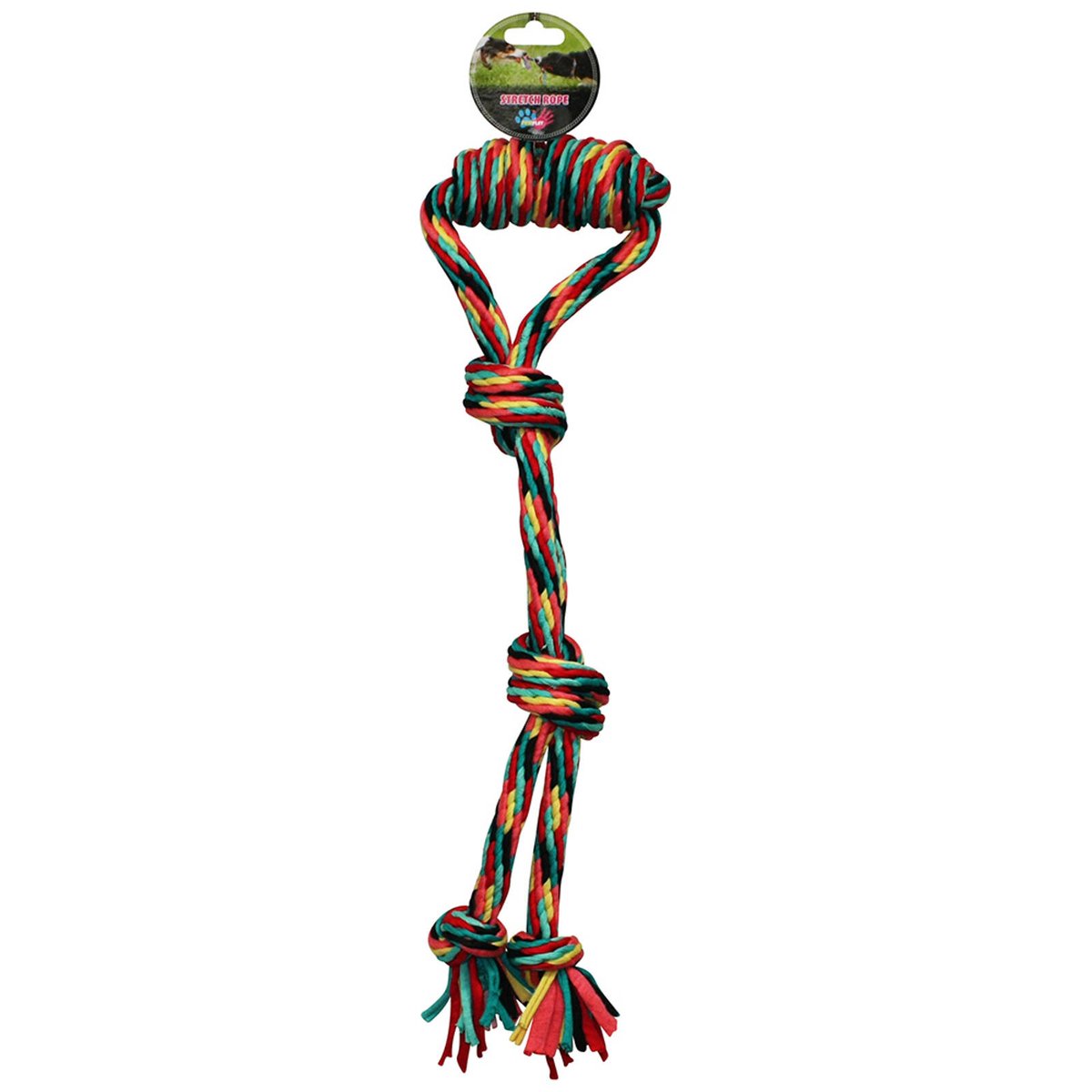 Paw Play 45cm Stretch Tug Rope 220g - Bunnings Australia