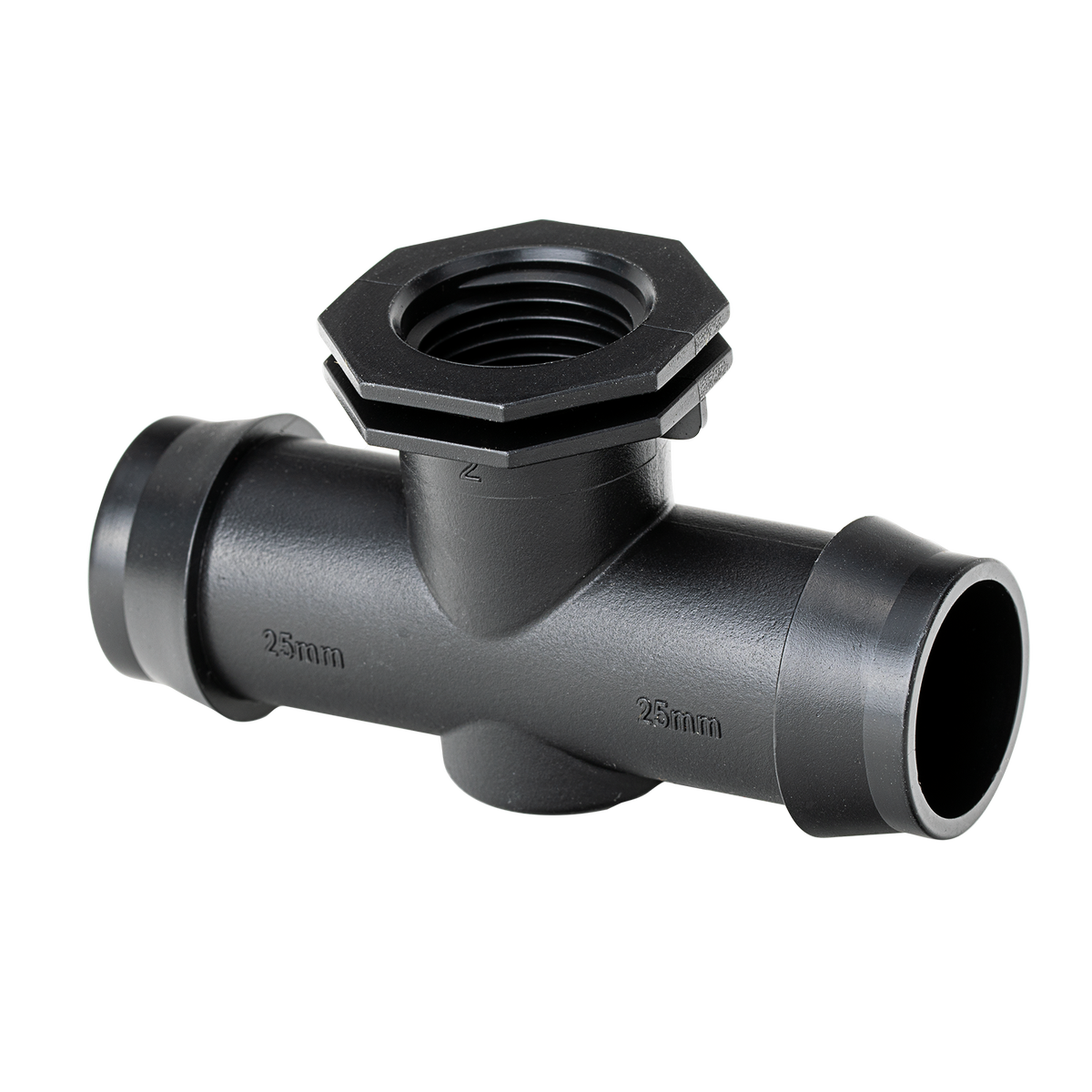 K-Rain 25mm Barbed Tee × 15mm BSP Female - 5 Pack - Bunnings Australia