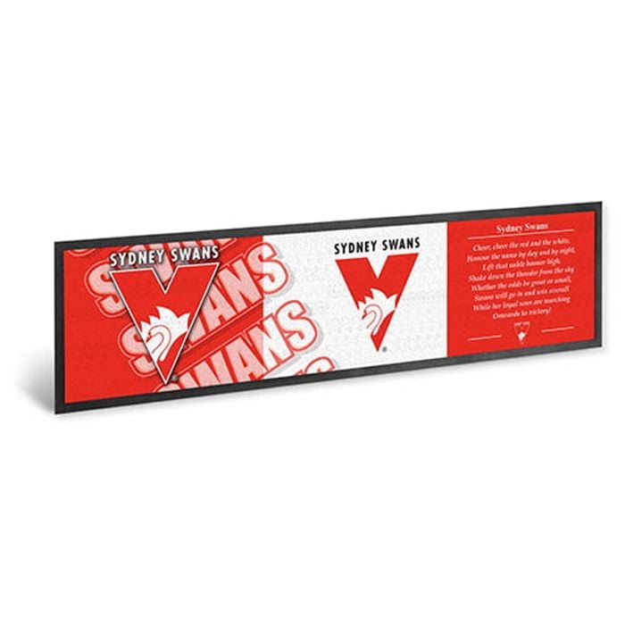 Sydney Swans AFL Bar Mat Runner - Bunnings Australia