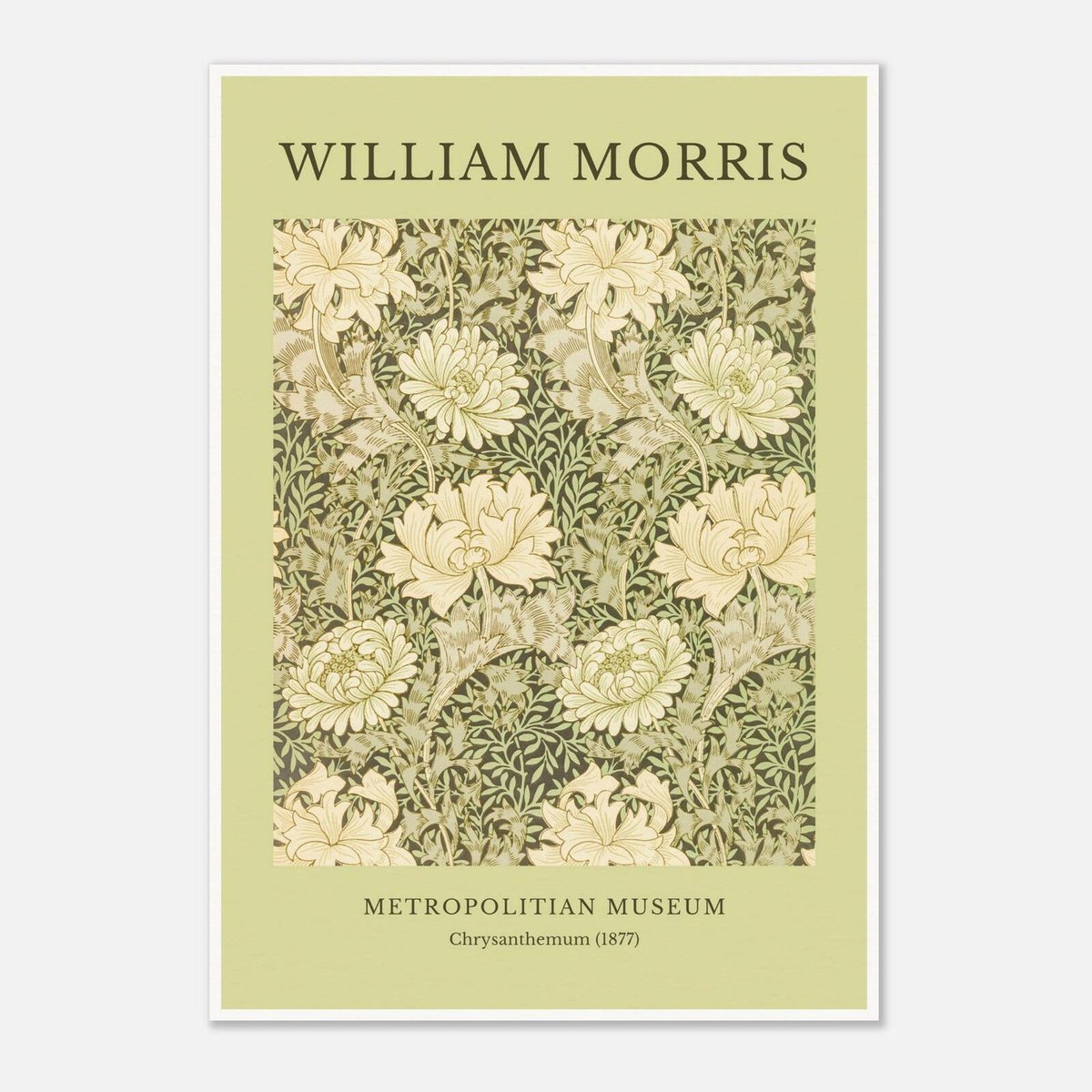 Galrie William Morris Chrysanthemum Print from the Metropolitan Museum ...
