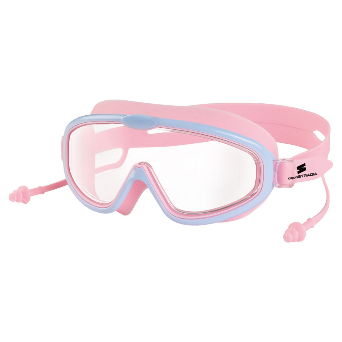aquaSTRADIA 158AF-Blue Pink Kids Stylish Swim Goggles - Bunnings Australia