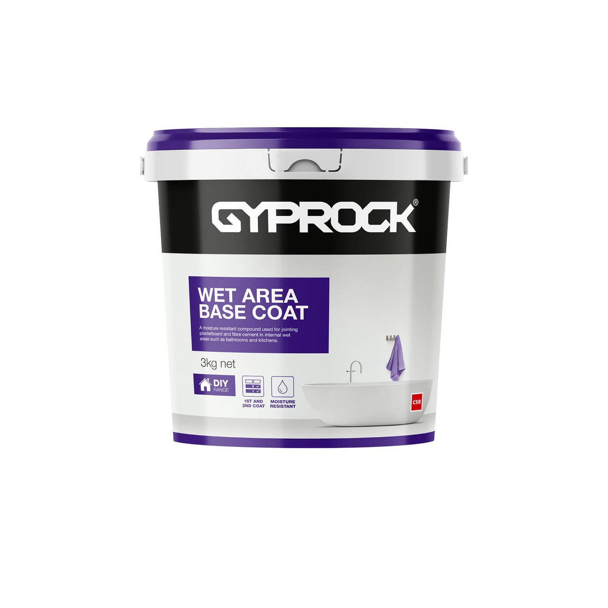 Gyprock CSR 3kg Wet Area Base Coat - Bunnings Australia