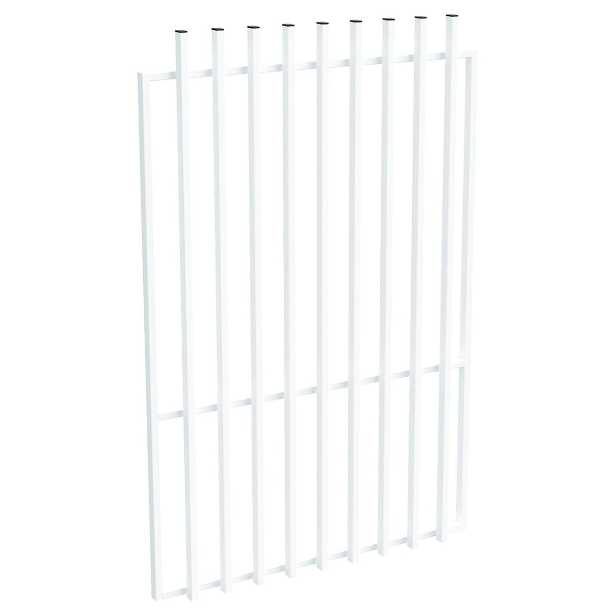 ProtectorAl 800 - 1200 x 1800mm Pearl White Aluminium Batten Pool Gate ...
