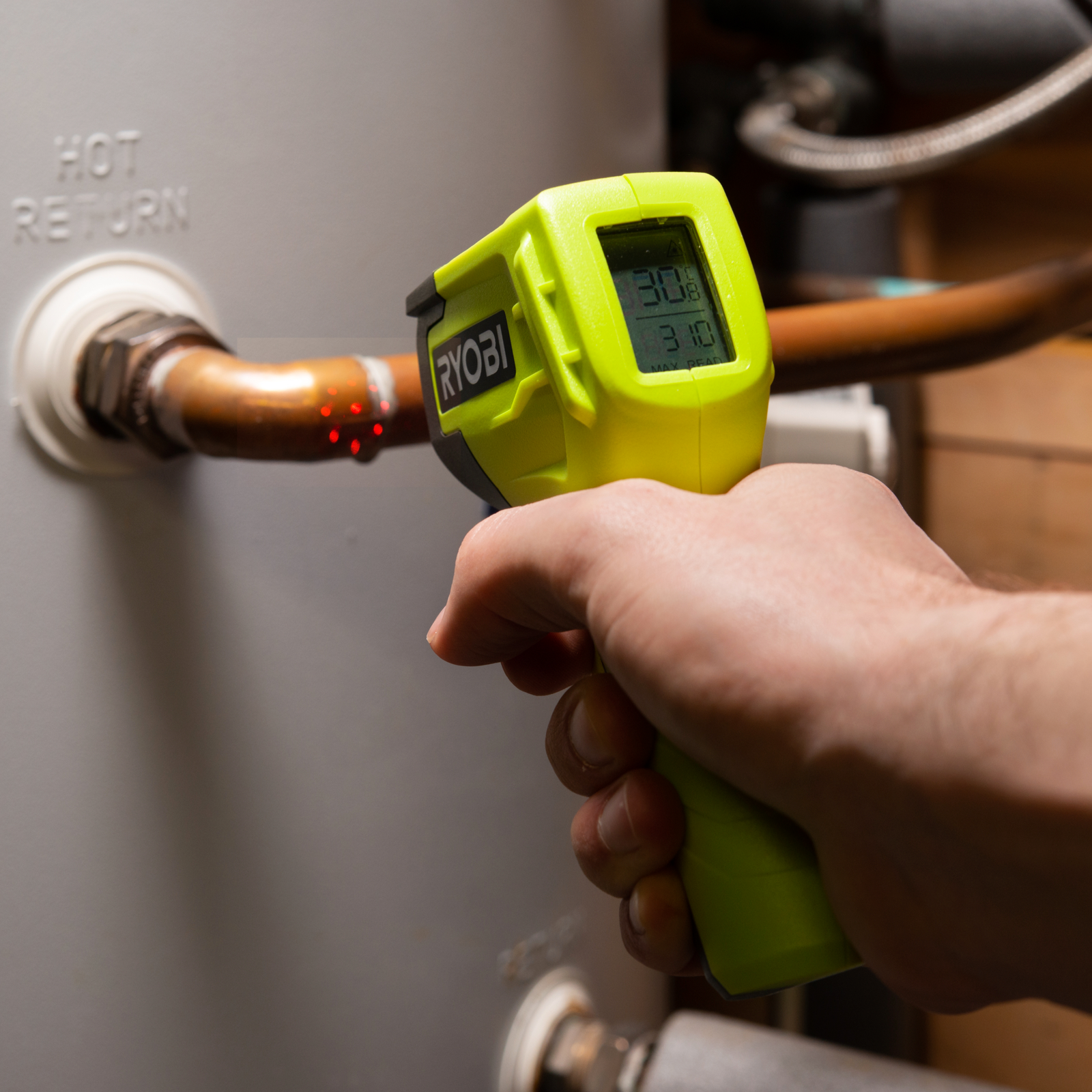 Ryobi 8 Dot Infrared Thermometer RTHMG