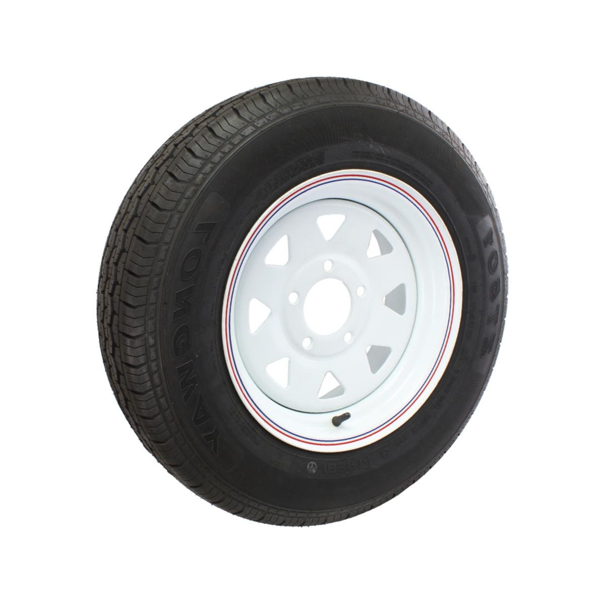 Sunrise Trailer 14" Wheels Rim and Tyre Fitted - Ford, 185R14LT - White ...