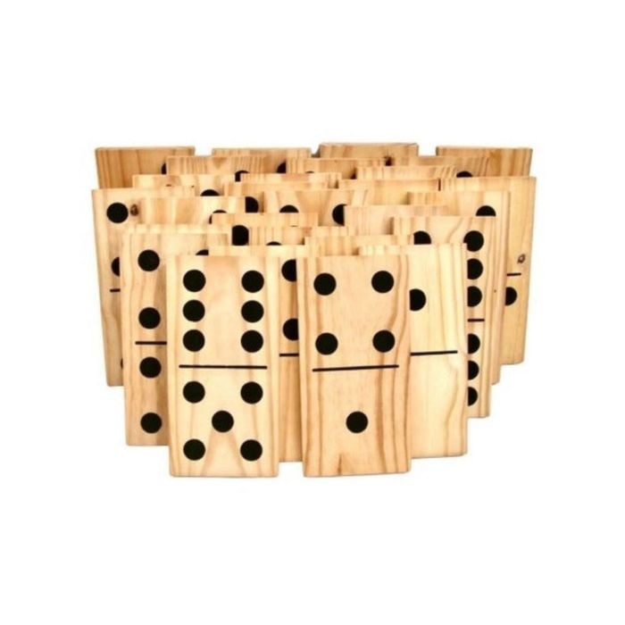 Mega Outdoor Dominoes Game Set with 28 Pieces 30cm - Bunnings Australia