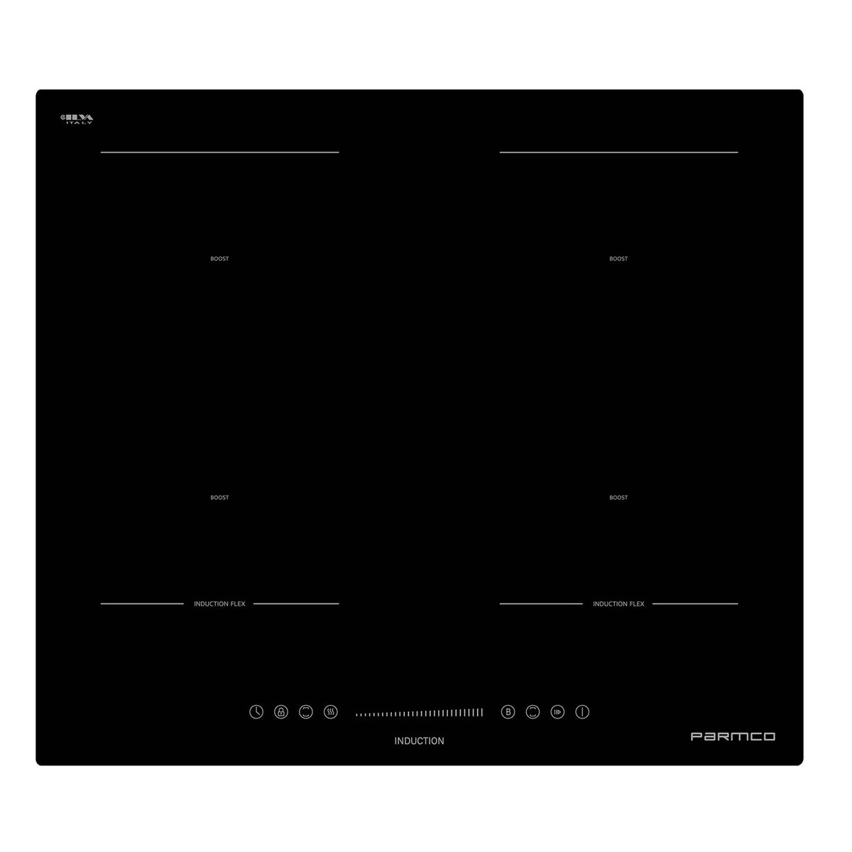 Parmco 600mm Black Induction Zoneless Cooktop I Series 3 - Bunnings New ...