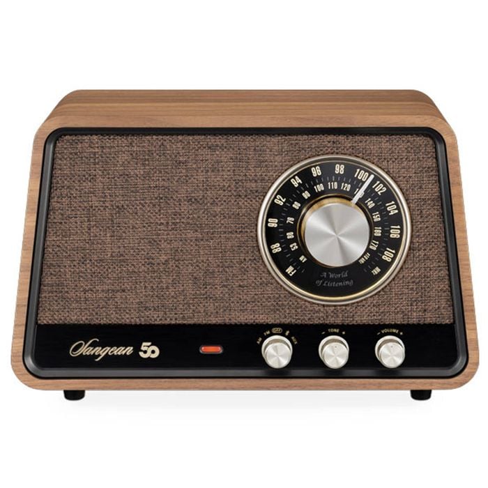 Sangean WR-101 AM/FM/BT Radio - Vintage Walnut - Bunnings Australia