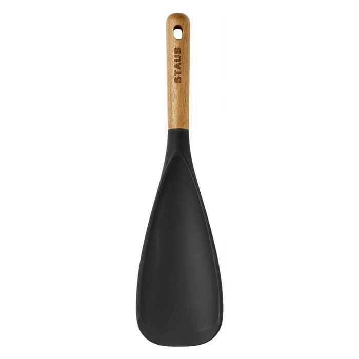 Staub 30cm Silicone Multi Spoon w/ Wood Handle Kitchen Cooking Utensil ...