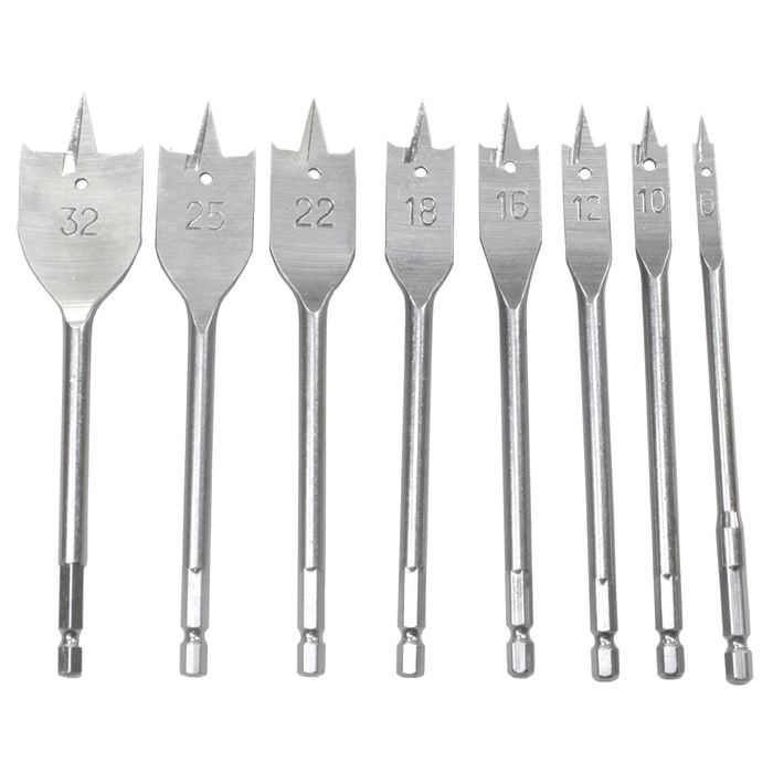 Craftright 8 Piece Spade Bit Set - Bunnings Australia