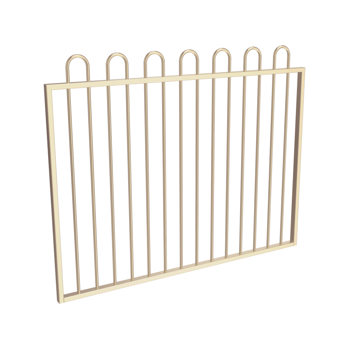 ProtectorAl 1201 - 1500 x 1200mm Primrose Aluminium Garden Gate Loop ...