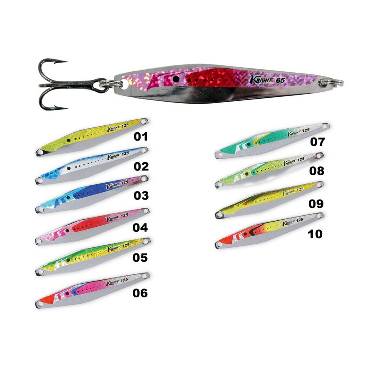 40gm Surecatch Knight Metal Fishing Lure Jigging Spinning or Trolling Colour #10 - Bunnings ...