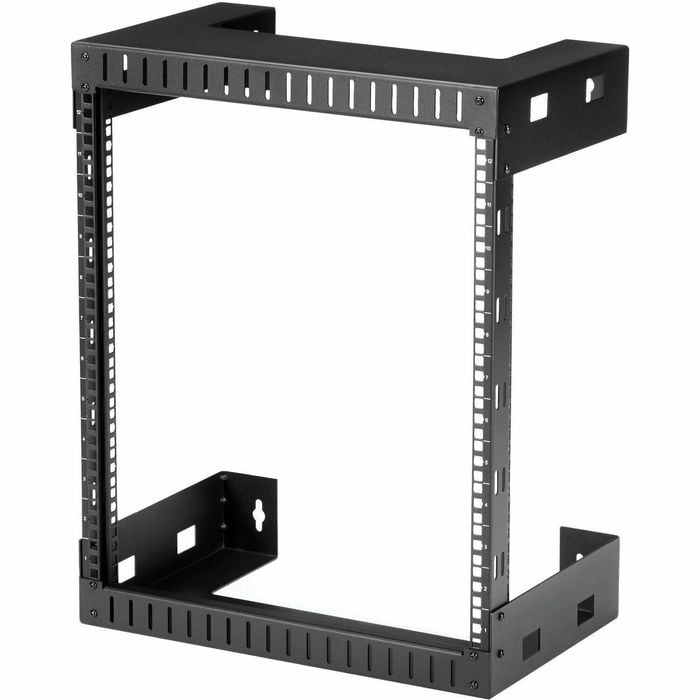 StarTech.com 2-Post 12U Heavy-Duty Wall-Mount Network Rack, 19" Open ...