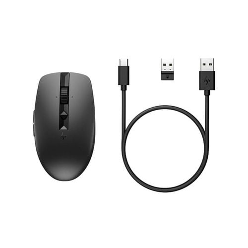 HP 710 Rechargeable Silent Black Bluetooth Mouse [6E6F2AA] - Bunnings ...