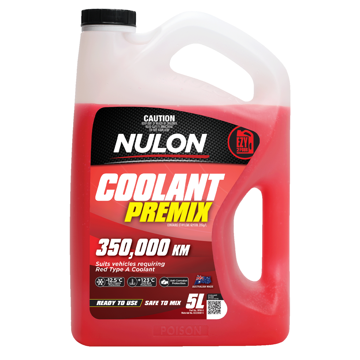 Nulon 5L Red Coolant Premix - Bunnings New Zealand