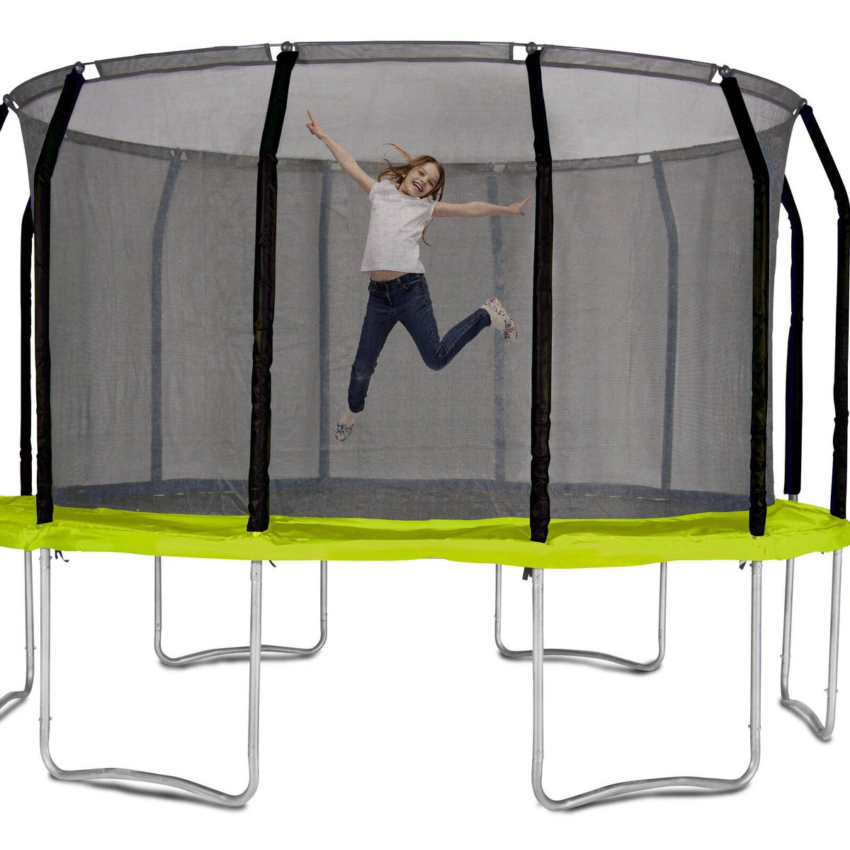 Action Sports Silver Series Trampoline 14ft - Bunnings Australia