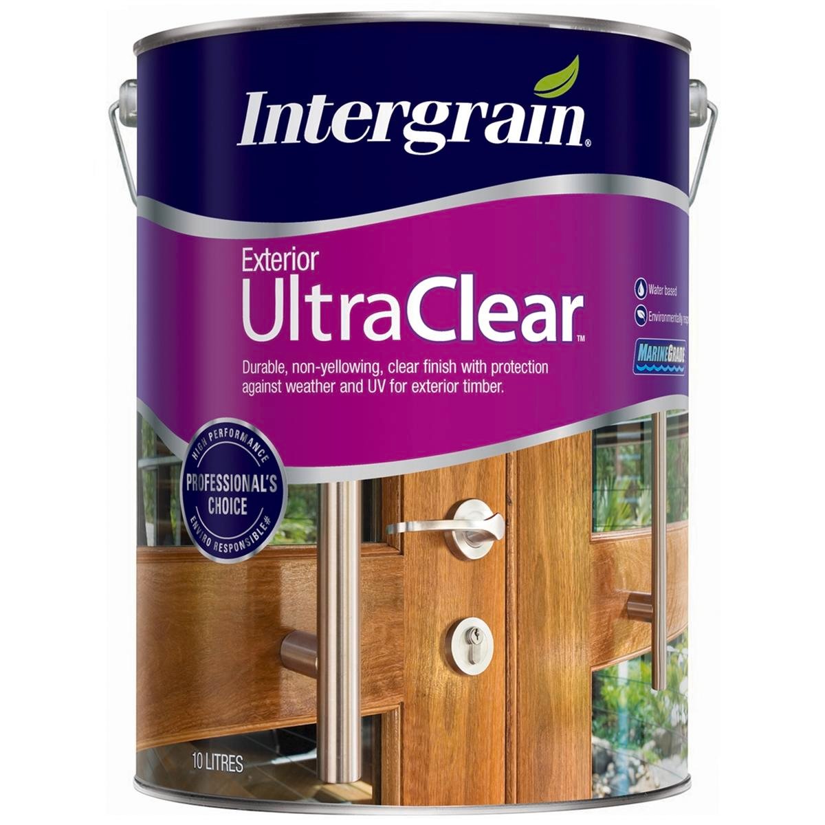 Intergrain 10L UltraClear Satin Exterior Timber Varnish - Satin ...