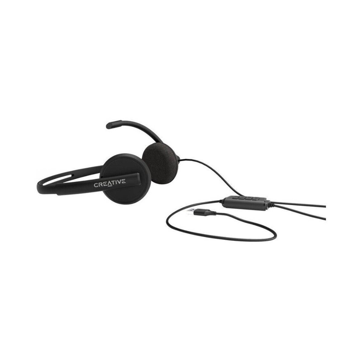 Creative HS-220 Headset USB Headset with Noise-cancelling Mic and ...