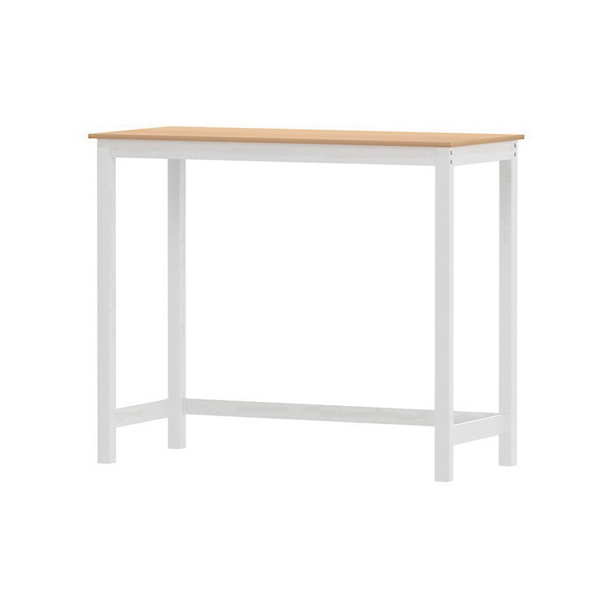 Artiss Bar Table Ari Dining Desk High Solid Wood Kitchen Shelf Wooden ...