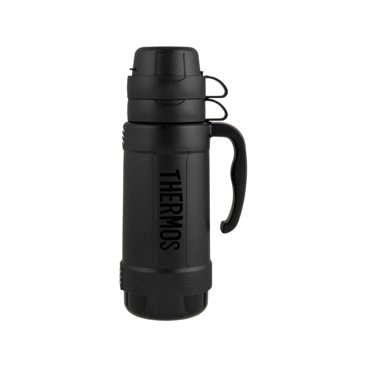 Thermos Flask 1L Glass Vaccum - Black - Bunnings New Zealand