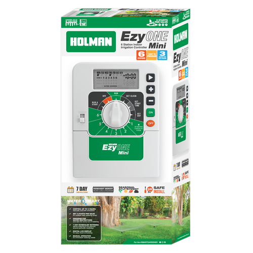 Holman EzyOne Mini 6 Station Irrigation Controller - Bunnings Australia