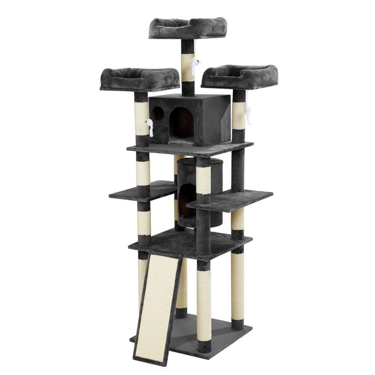 Paws & Claws Catsby Kensington Cat House 170cm x 60cm x 50cm - Bunnings ...