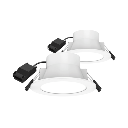 Click Dimmable Flush Face LED Downlight 8W 2 Pack - Bunnings New Zealand