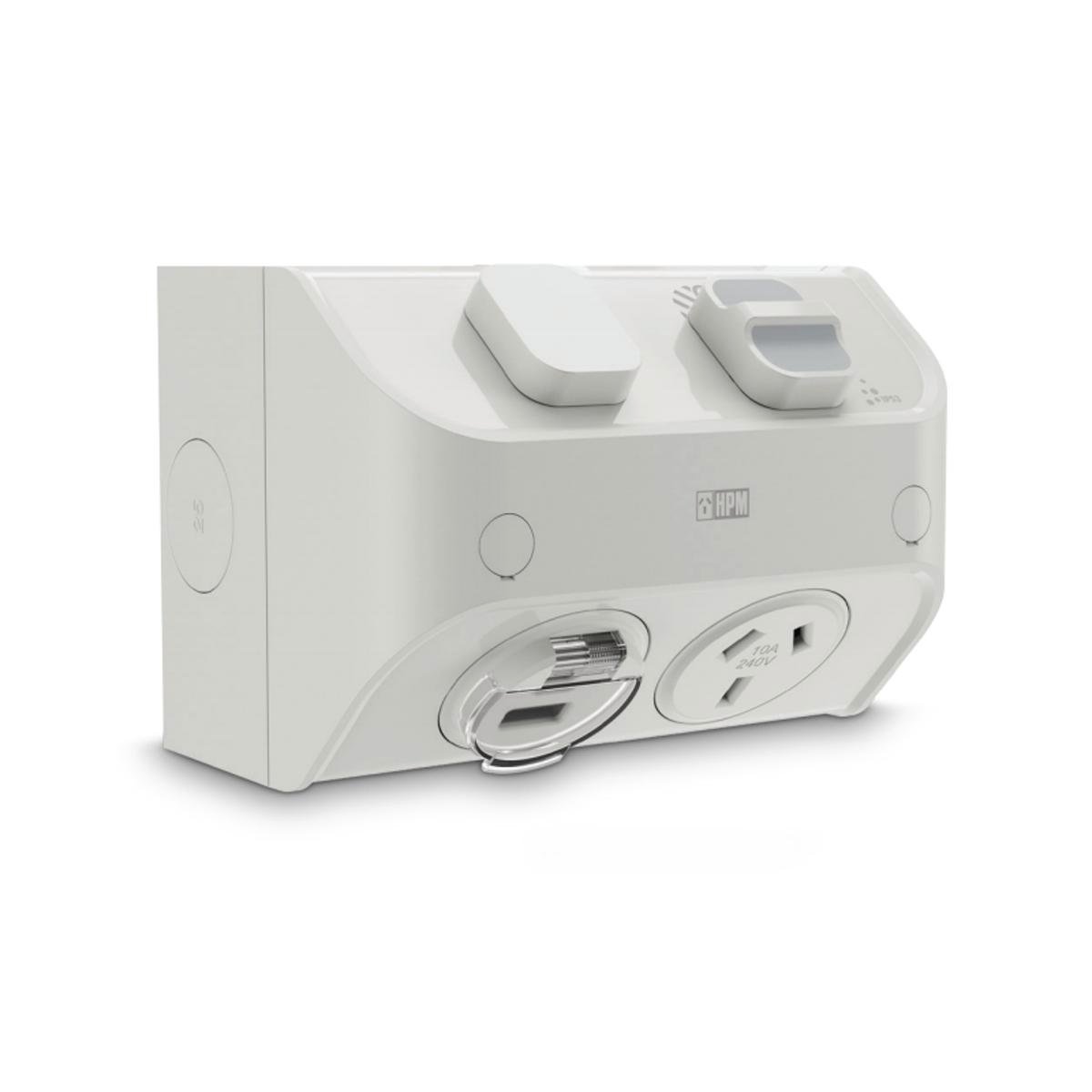 HPM Aqua Life Single Powerpoint With USB Charger - Bunnings New Zealand