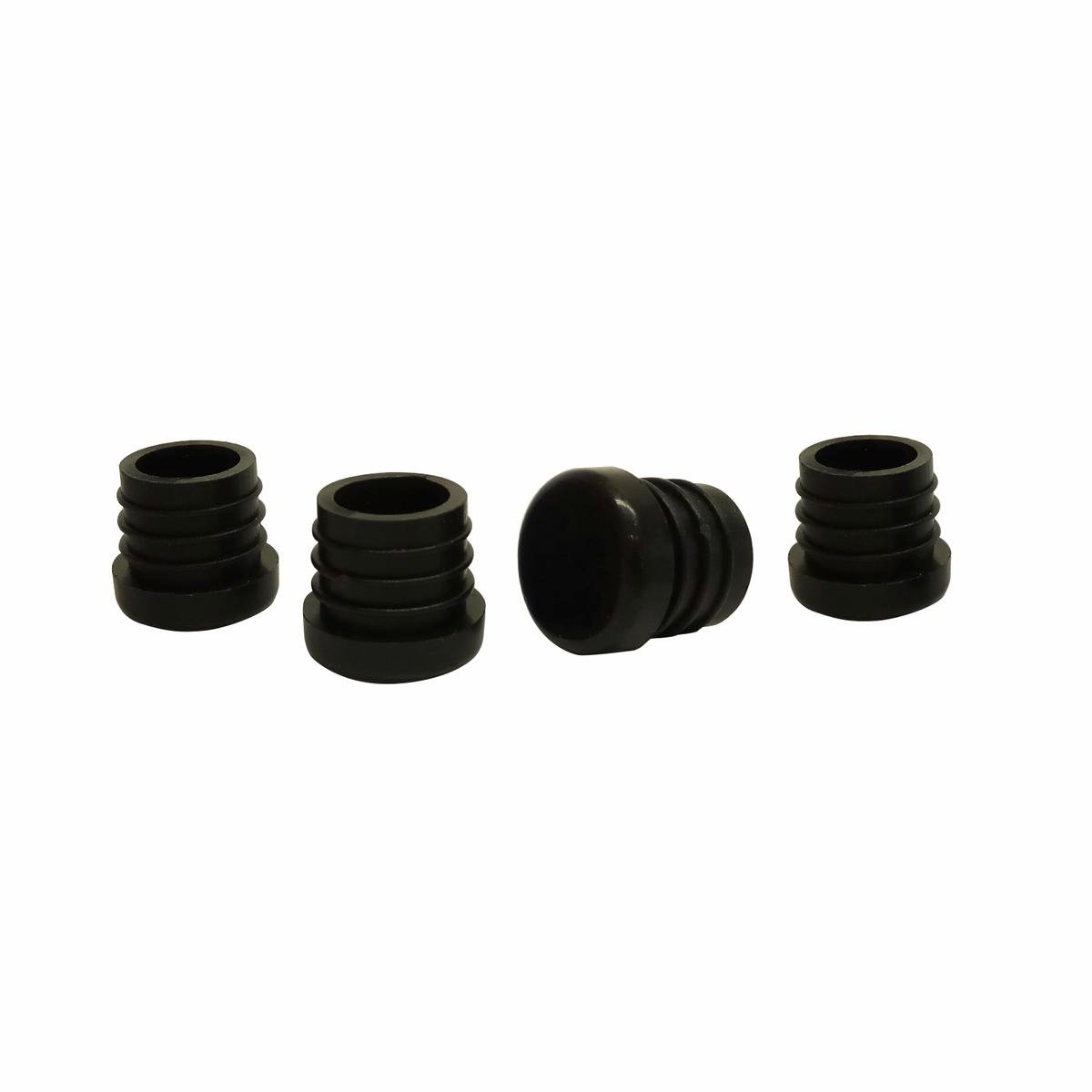 Surface Gard 19mm Black Round Internal Plastic Chair Tips - 4 Pack ...