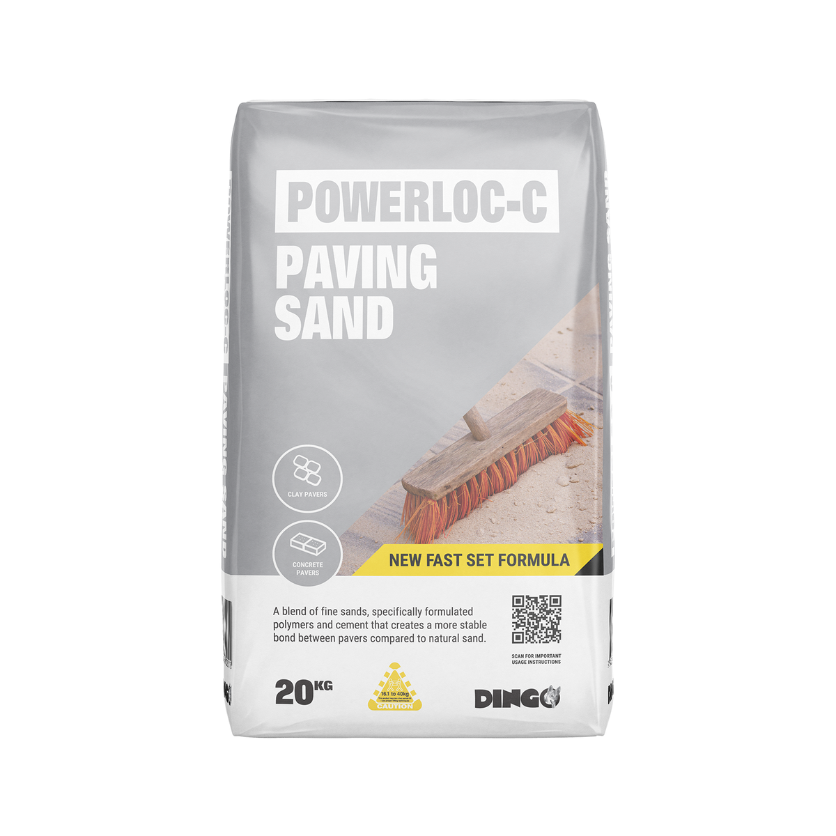 Dingo 20kg Powerloc-C Paving Sand - Bunnings Australia