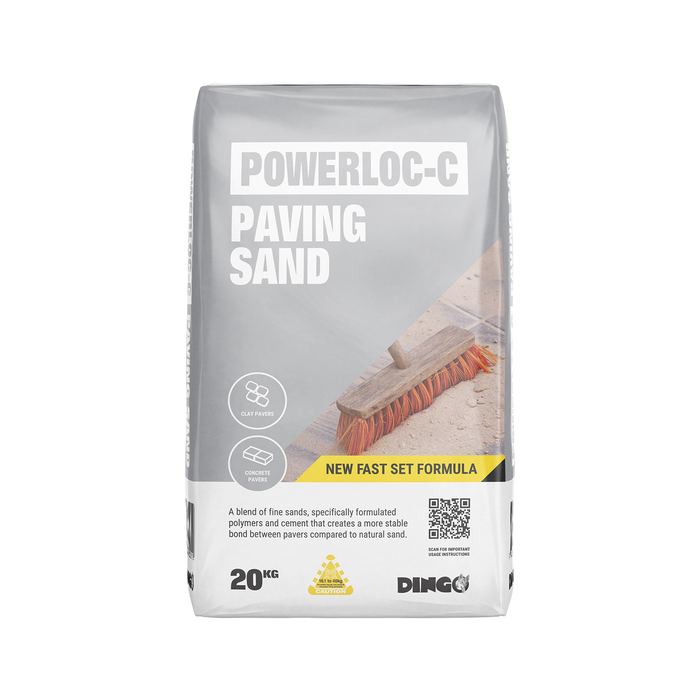 Dingo 20kg Powerloc-C Paving Sand - Bunnings Australia