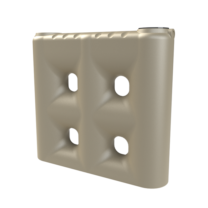 Melro Tanks 2000L Wheat Slimline 2008 Poly Water Tank - Bunnings Australia