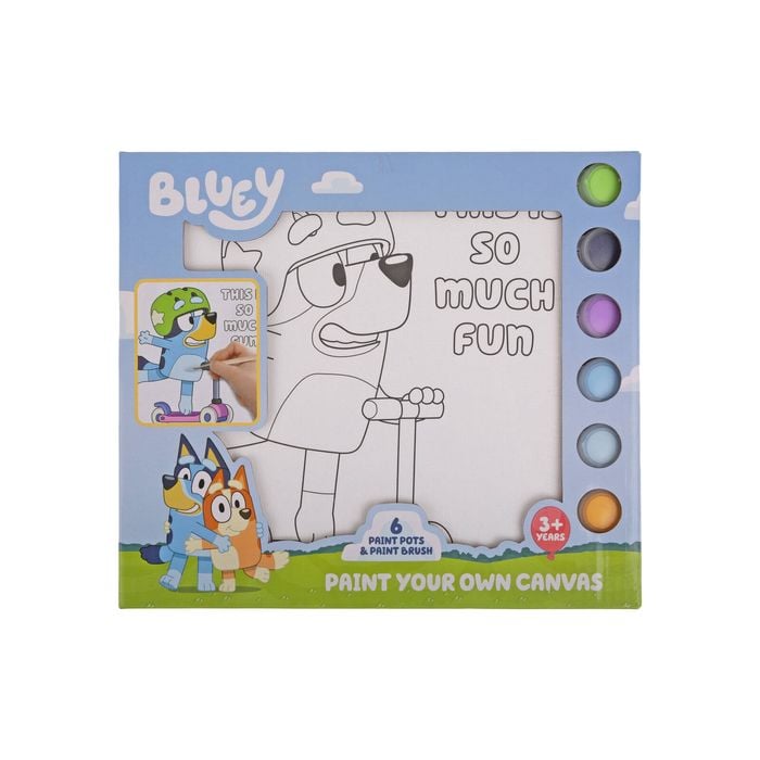 Bluey Paint Your Own Canvas - Bunnings New Zealand