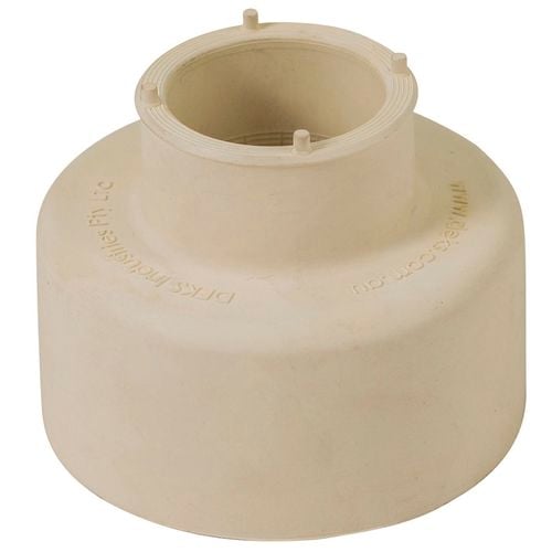 Deks 40mm White Rubber Pan Cone - Bunnings Australia